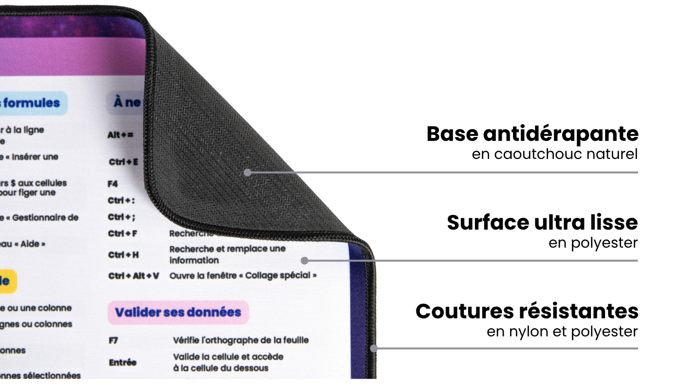 Tapis de Souris Excel design | L'incontournable